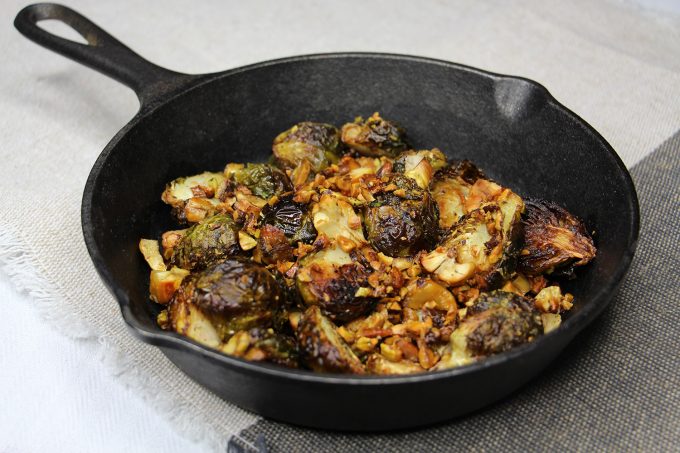 Roasted Brussel Sprouts with Chestnuts Recipe from Pescetarian.Kitchen