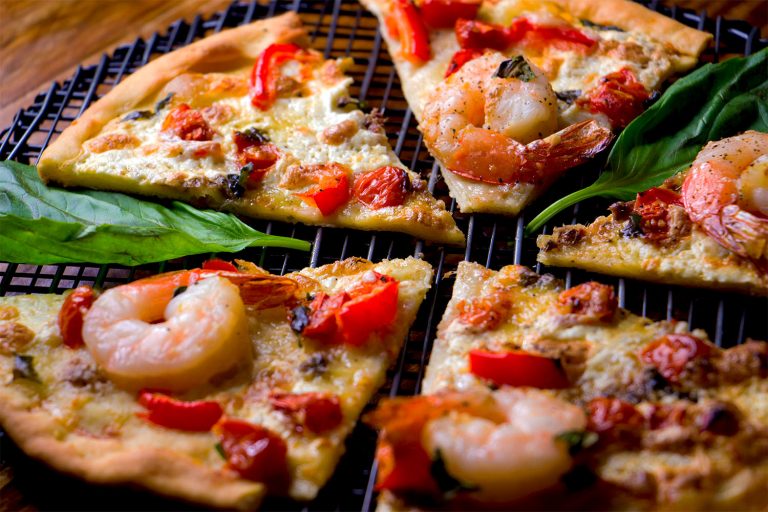 Seafood Flatbread Recipe from Pescetarian.Kitchen
